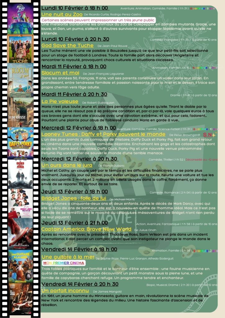Programmes des animations - La Toussuire